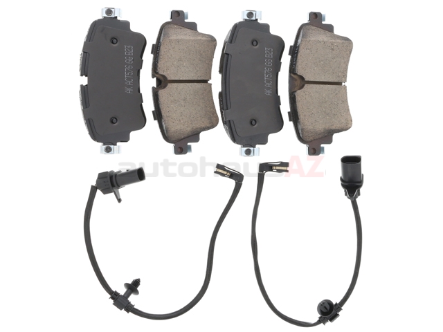 Akebono Euro 8W0698451S, EUR1898 Brake Pad Set - Audi