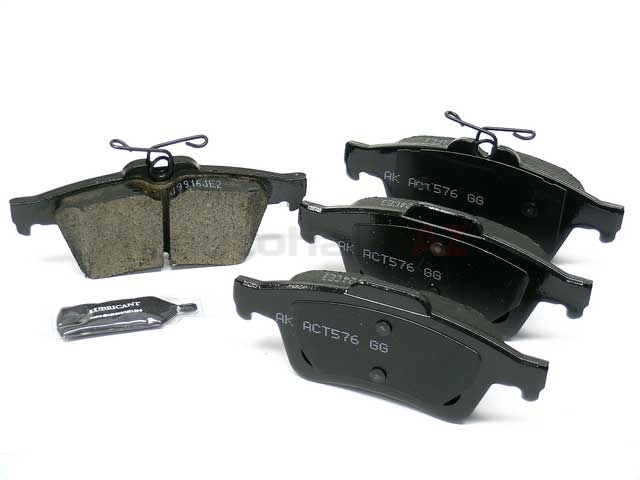 Akebono Euro 99900003, EUR1095 Brake Pad Set; Rear - Saab