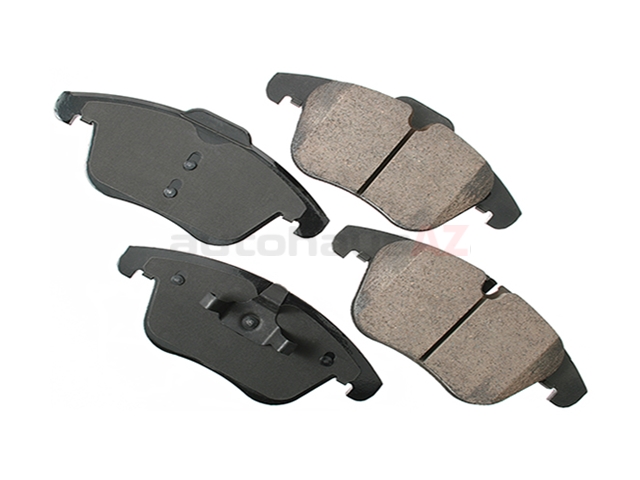 Akebono Euro C2C39929, EUR1241 Brake Pad Set; Front - Jaguar | C2C27290 ...