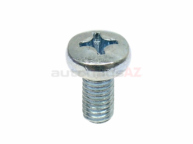 Auveco 15877 Machine Screw; M6x1.0x12mm; Phillips Pan Head