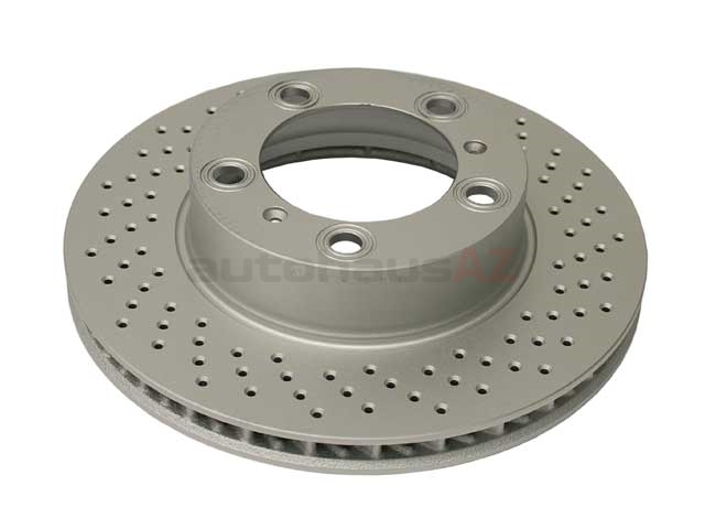 ATE Coated 98735140201, SP24210 Disc Brake Rotor; Front Right - Porsche