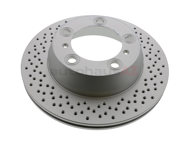 ATE Coated 98735240101, SP20212 Disc Brake Rotor; Rear - Porsche