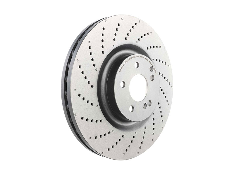 Brembo 000421201207, 09B76951 Disc Brake Rotor; Front - Mercedes ...