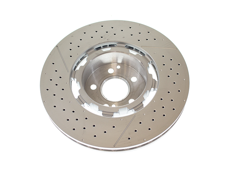 Brembo 2124210512, 09A94533 Disc Brake Rotor; Front Cross-Drilled ...