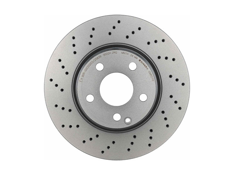 Brembo 2204210912, 09812711 Disc Brake Rotor; Front - Mercedes