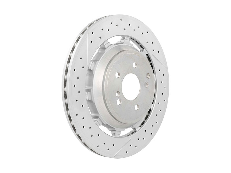 Brembo 2224232012, 09C12833 Disc Brake Rotor; Rear - Mercedes