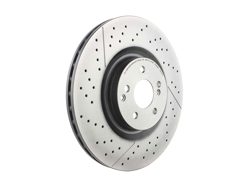 Brembo 2534230000, 09D33911 Disc Brake Rotor; Rear - Mercedes