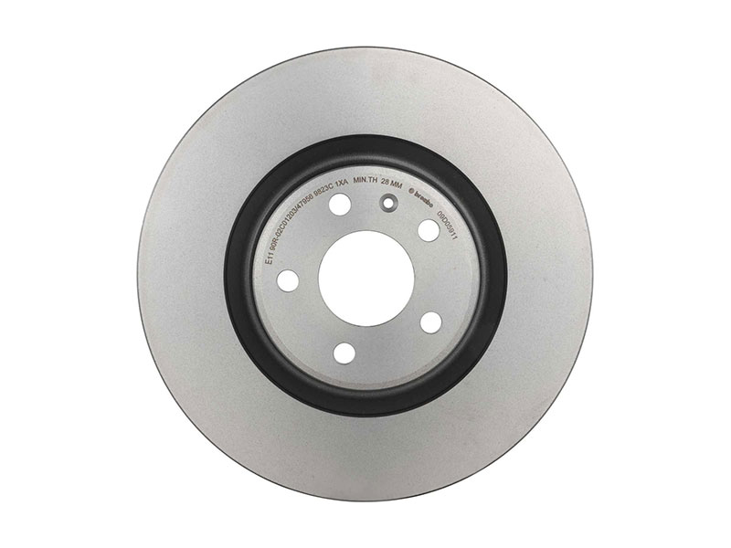 Brembo 80A615301F, 09D05911 Disc Brake Rotor; Front