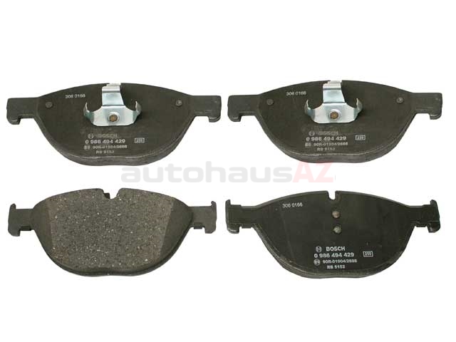 Bosch Euroline 34116851269, 0986494429 Brake Pad Set - BMW