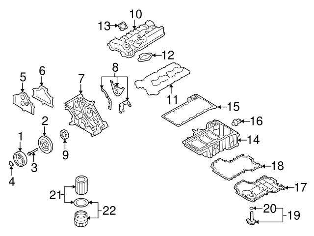 BMW X6 Valve Cover Gasket Parts - Loctite, Genuine BMW, Elring Klinger