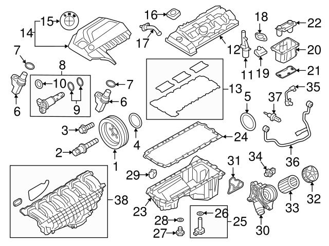 Genuine BMW 11127570028 Spark Plug Tube - BMW