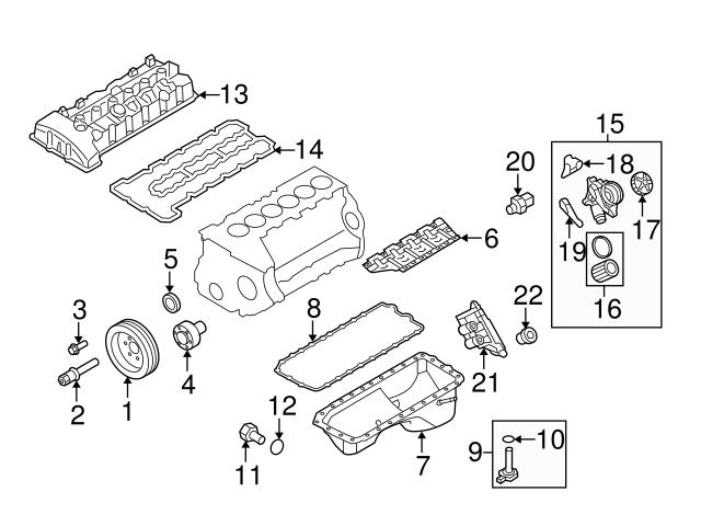 Genuine BMW 11137557347 Oil Pan Windage Tray - BMW | 11137534070