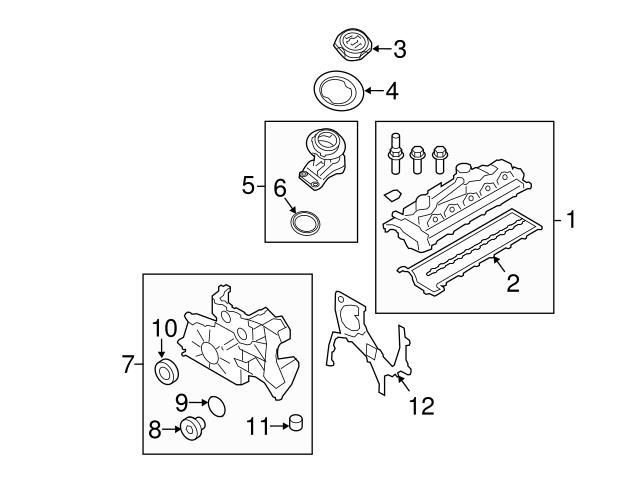 Genuine BMW 11147795784 Timing Cover Gasket; Front - BMW