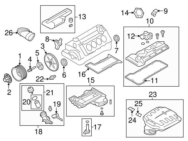 Genuine BMW 11157848155 Crankcase Vent Valve - BMW | 11157838274