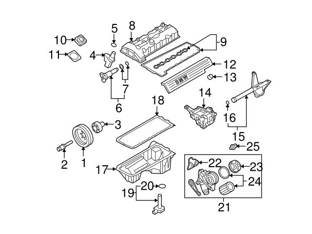 Genuine BMW 11237519629 Crankshaft Pulley - BMW