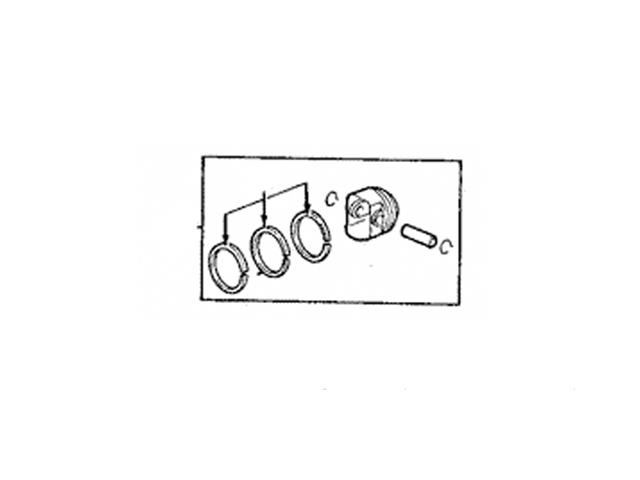 Genuine BMW 11258606461 Piston - BMW