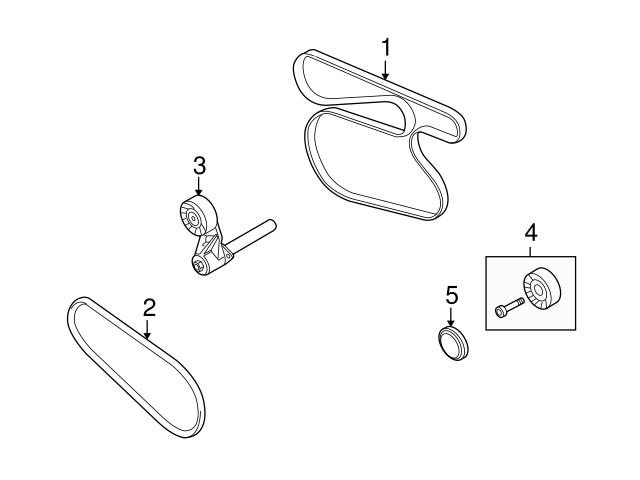 Genuine BMW 11288477787 Serpentine Belt - BMW | 11287799860 11287803476