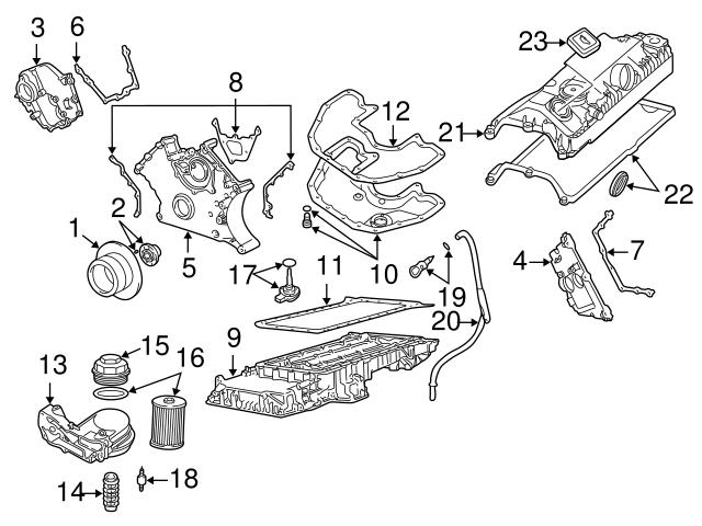 Genuine BMW 11417541829 Oil Filter Housing - BMW