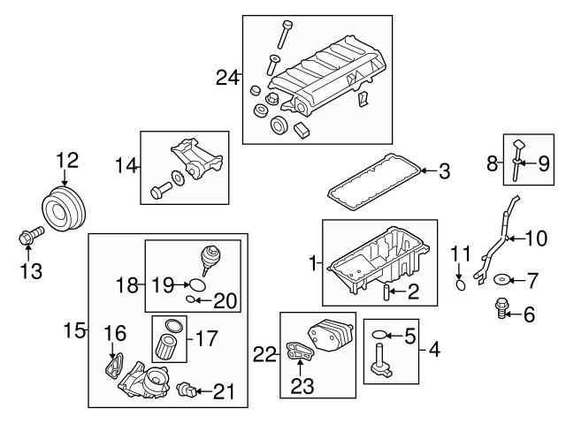 Genuine BMW 11427789323 Oil Filter Housing - BMW