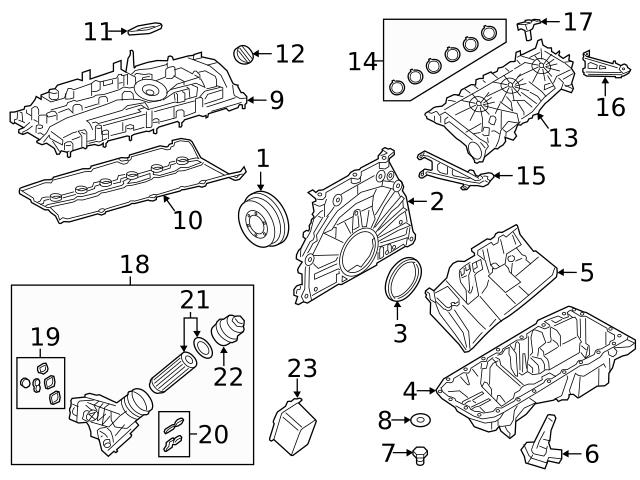 Genuine BMW 11428488578 Oil Filter Housing - BMW