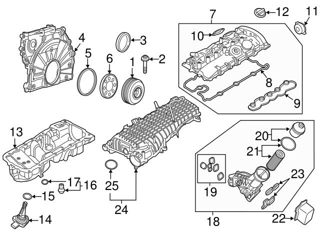 Genuine BMW 11428583897 Oil Cooler Gasket - BMW
