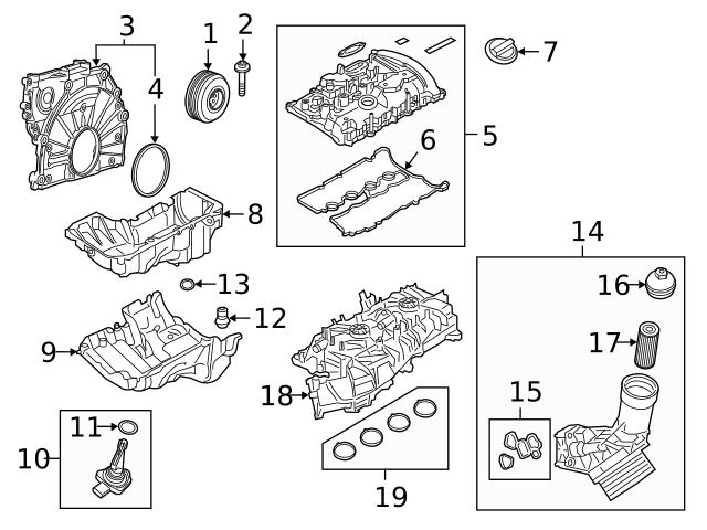 Genuine BMW 11428595438 Oil Filter Cover - BMW