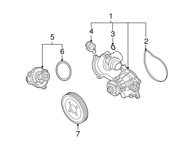 Genuine BMW 11517506667 Water Pump Pulley - BMW