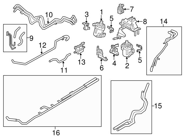Genuine BMW 11517629913 Auxiliary Water Pump; Rear - BMW | 11515A36579 ...