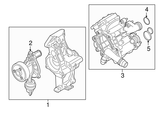 Genuine BMW 11518638494 Water Pump - BMW