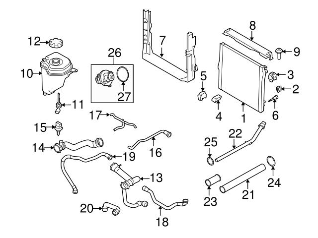 Genuine BMW 11537547171 Coolant Pipe
