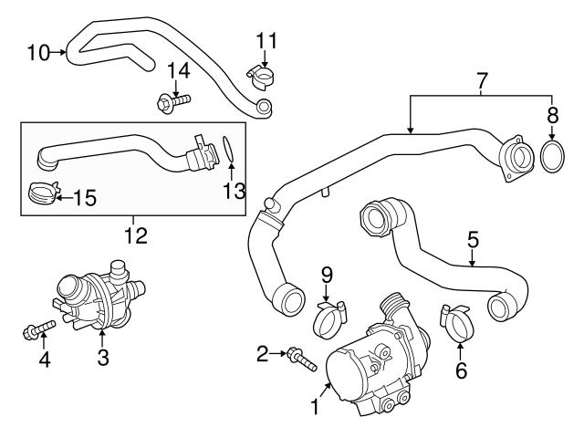 Genuine BMW 11537587514 Coolant Pipe - BMW