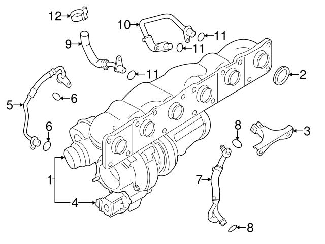 Genuine BMW 11538602578 Coolant Hose - BMW