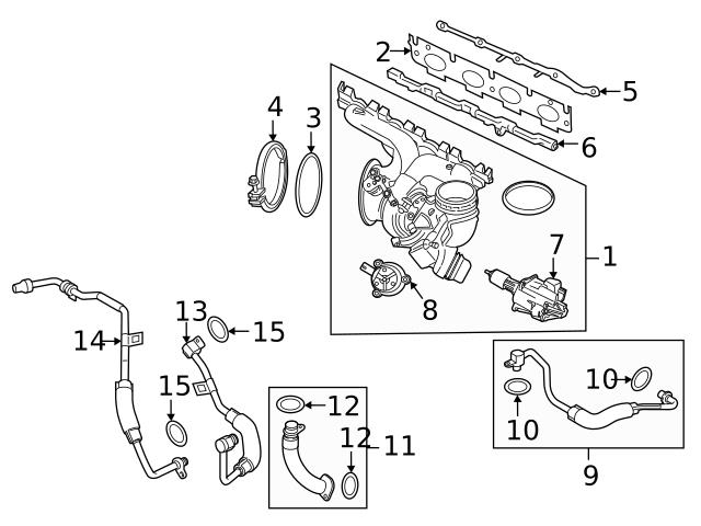 Genuine BMW 11539488188 Turbocharger Coolant Line - BMW | 11538629972