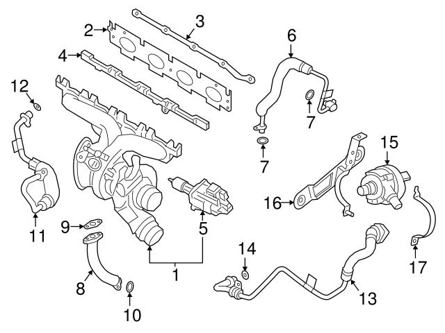 Genuine BMW 11627617523 Exhaust Manifold Gasket - BMW