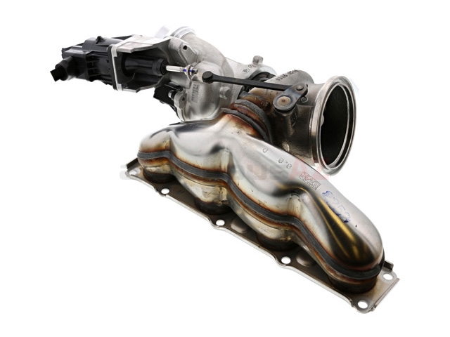 Genuine BMW 11657642469 Turbocharger; With Exhaust Manifold; Factory ...