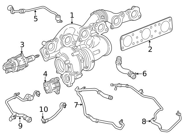 Genuine BMW 11658486641 AC & Heater Control Valve; Right - BMW