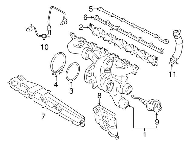 Genuine BMW 11658662676 Turbocharger Wastegate Actuator Retainer - BMW