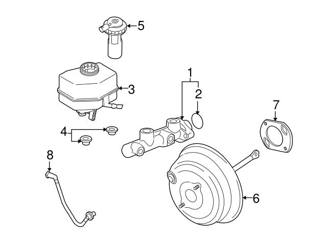 Genuine BMW 11667560244 Brake Vacuum Hose - BMW