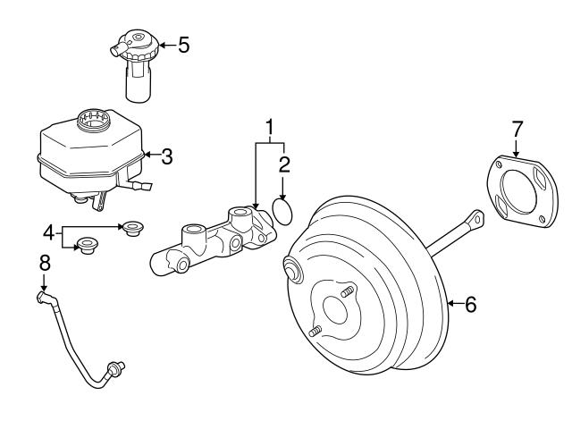 Genuine BMW 11667584945 Brake Vacuum Hose - BMW