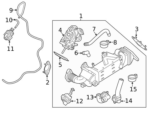 Genuine BMW 11718513132 EGR Valve - BMW