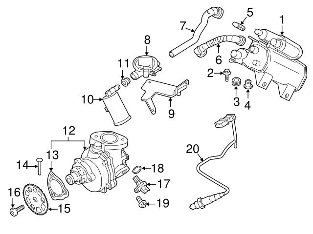 Genuine BMW 11787589476 Oxygen Sensor; Upper - BMW