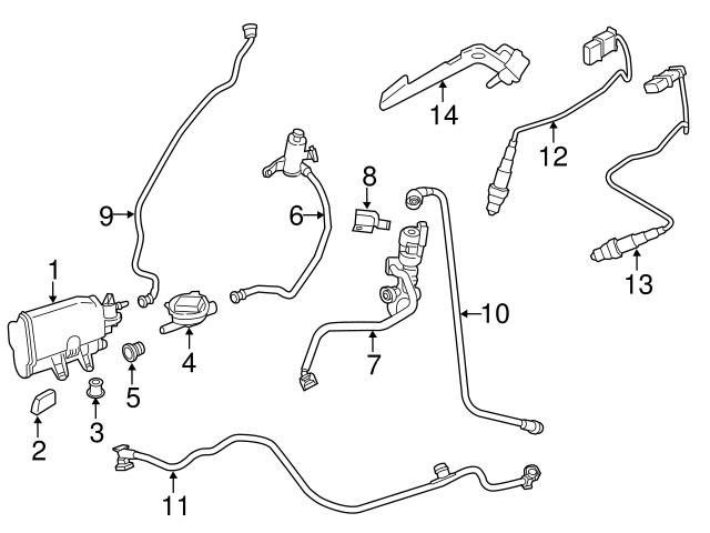 Genuine BMW 11787607834 Oxygen Sensor Bracket; Rear - BMW