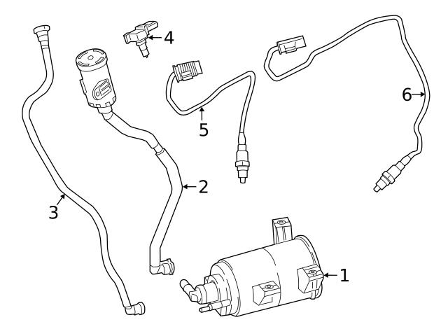 Genuine BMW 11788659971 Oxygen Sensor; Front, Upper - BMW