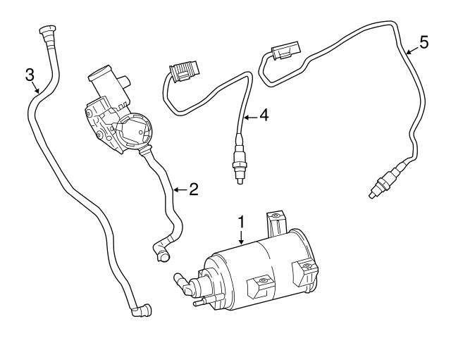Genuine BMW 11788689863 Oxygen Sensor; Rear, Lower - BMW