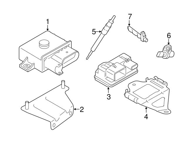 Genuine BMW 12218519472 Glow Plug Controller - BMW | 12217823290