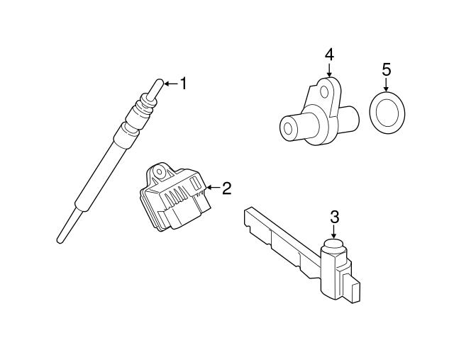 Genuine BMW 12218570087 Glow Plug Controller - BMW | 12217822098