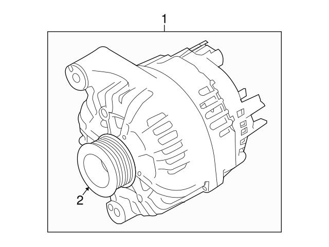 Genuine BMW 12317552816 Alternator - BMW | 12317552815