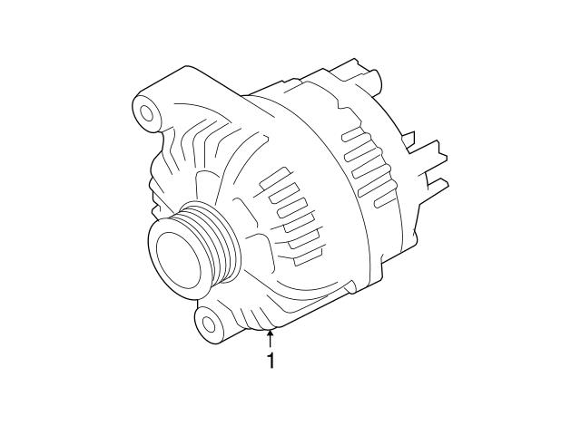 Genuine BMW 12317626155 Alternator - BMW | 12317616122 12317626153