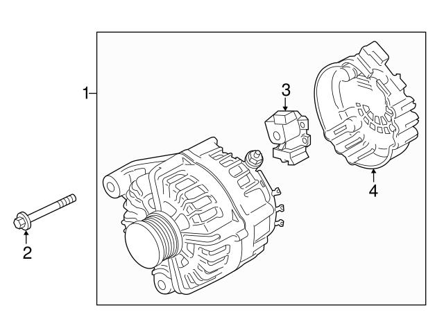 Genuine BMW 12317823344 Alternator - BMW