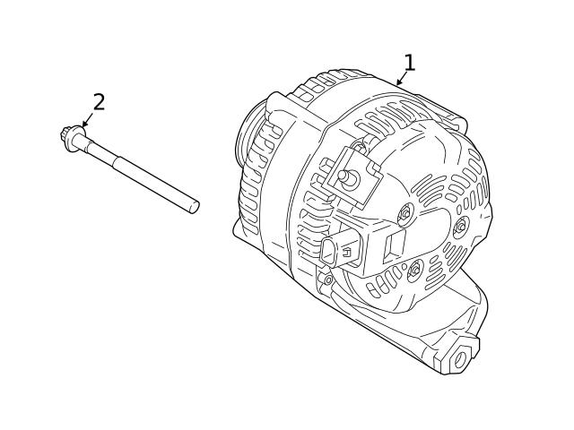 Genuine BMW 12318632398 Alternator - BMW